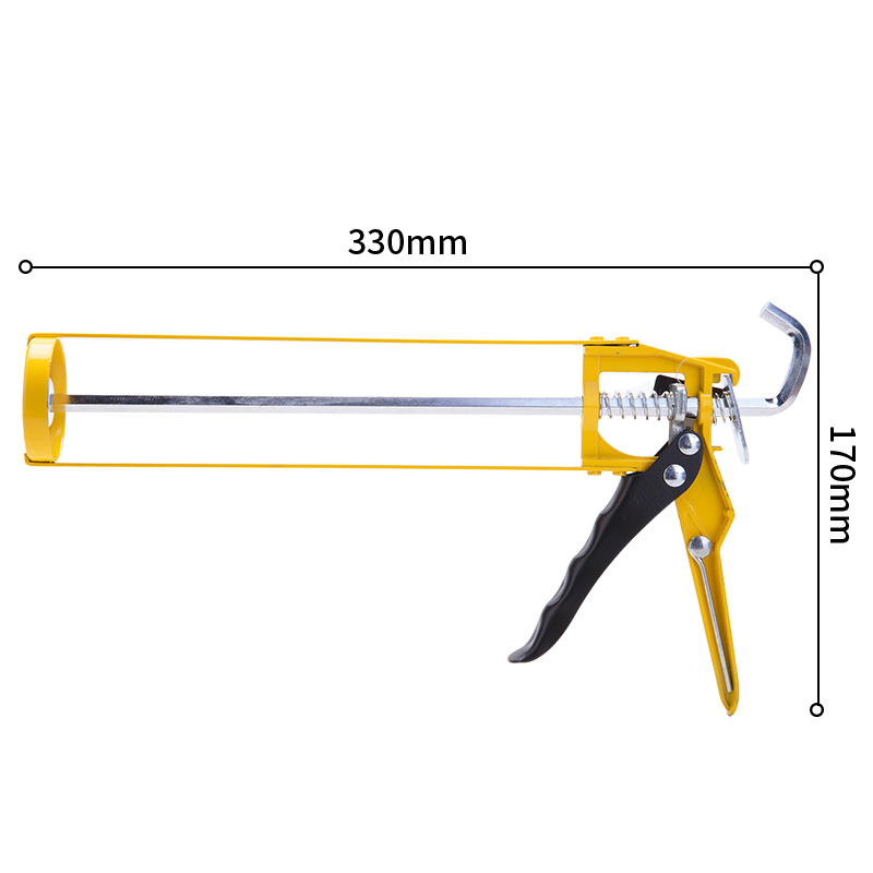 得力工具DL2360压胶枪9寸架式(黄)(把)-得力工具官网