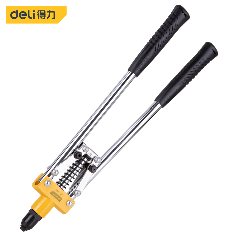 双把拉铆枪450mm（黄）-宁波得力工具有限公司